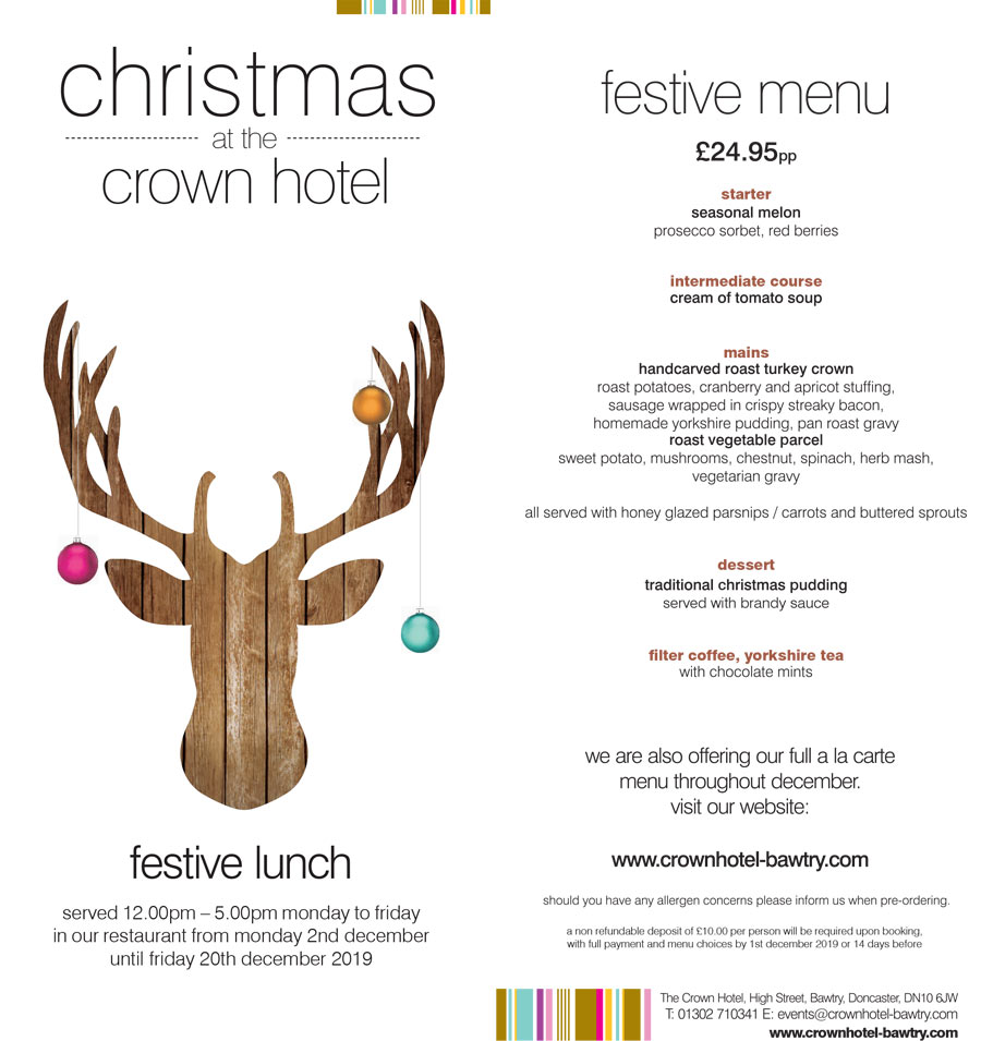Christmas Breaks At The Crown Hotel Bawtry | Doncaster